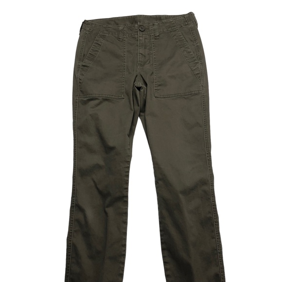 CAbi | Pants & Jumpsuits | Cabi 399 Army Green Khaki Low Rise Stretch ...